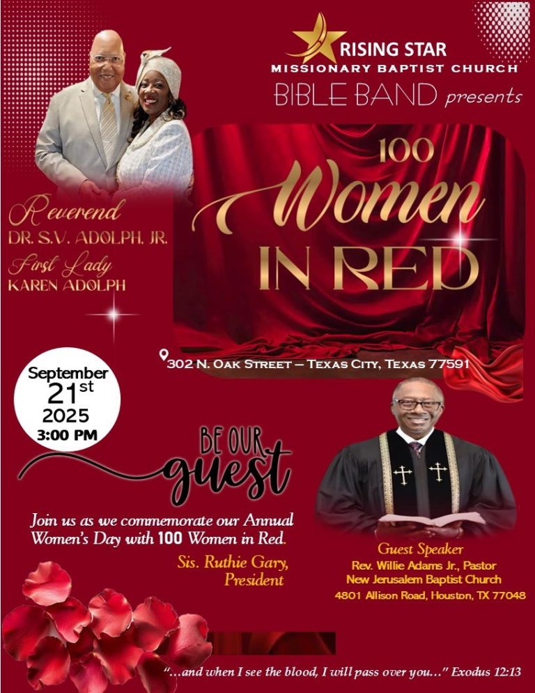 100 Women In Red – Rising Star Church